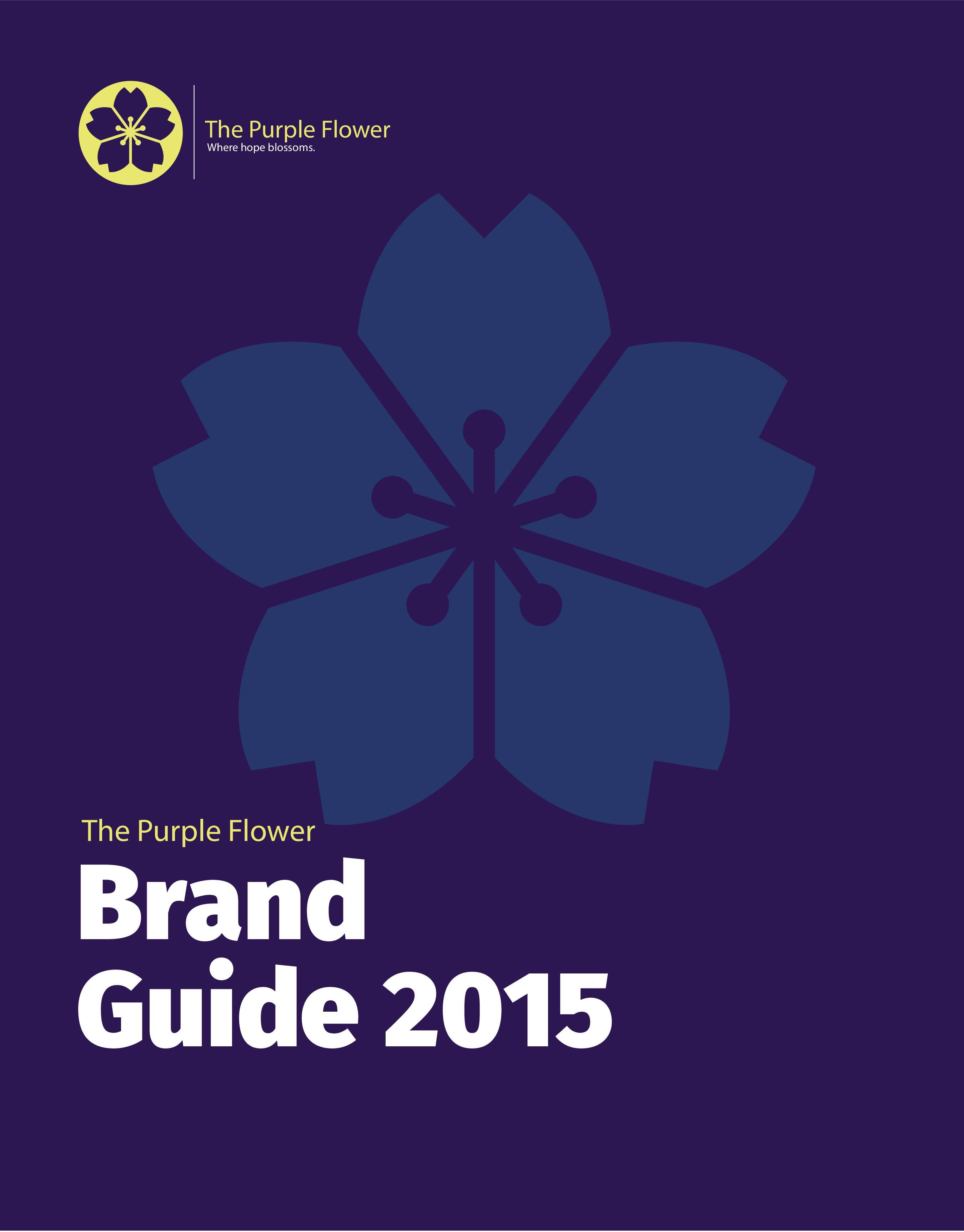 The Purple Flower: Brand Guide – Tamarah Bryan: Portfolio